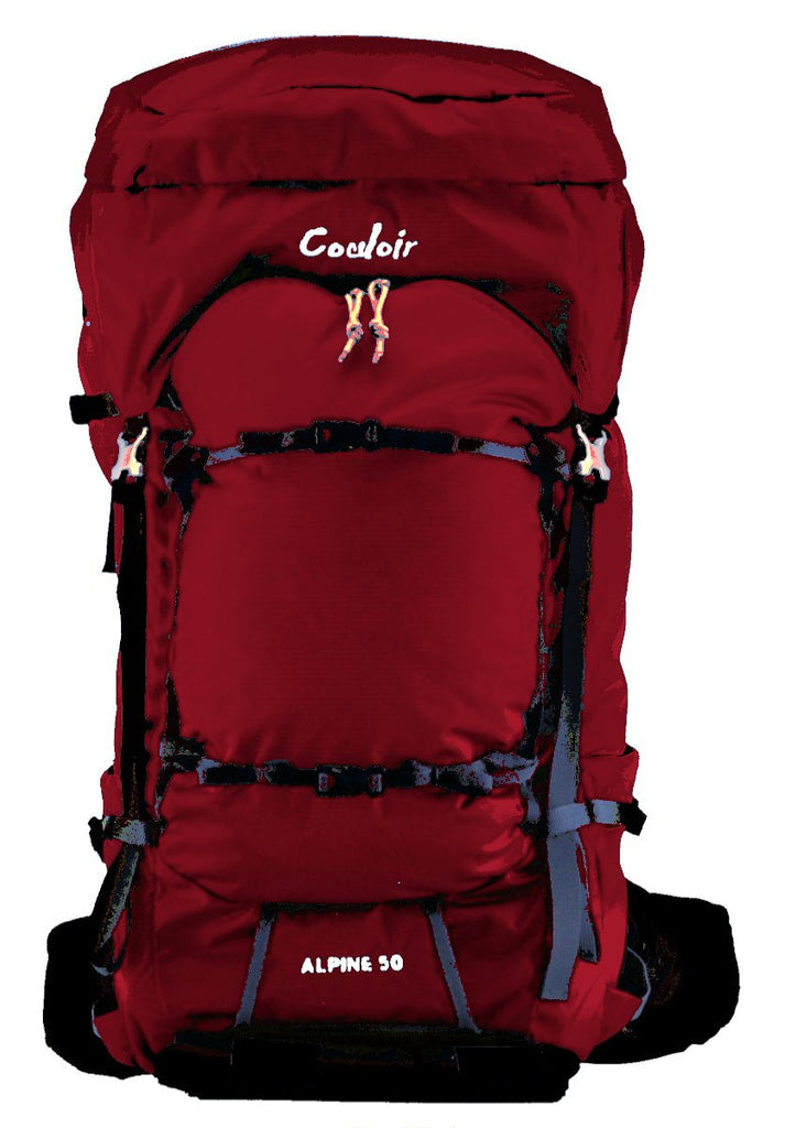 40 or 50 Liter Alpine Ski Pack - Light Hiking Gear Backpack couloir ...