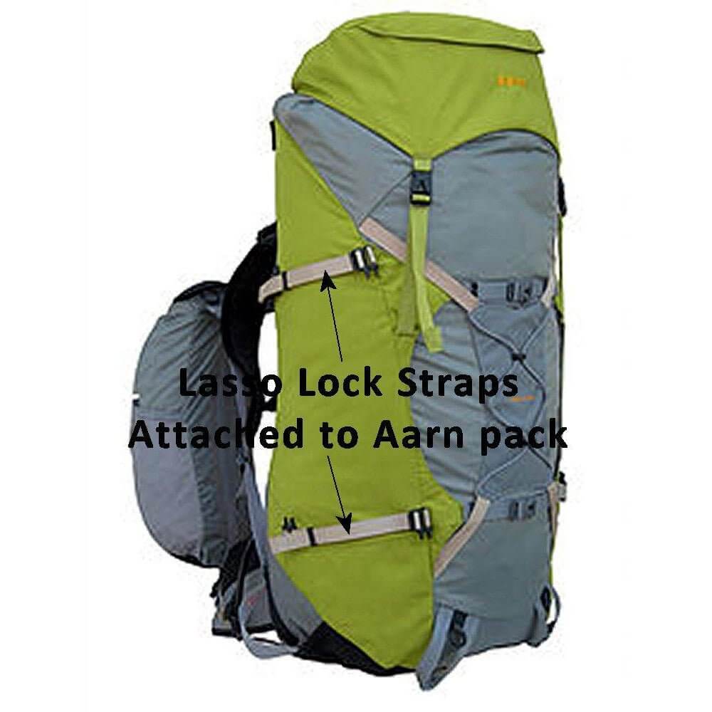 Lasso Lock Straps for Aarn Backpacks - Light Hiking Gear - Light Hiking ...